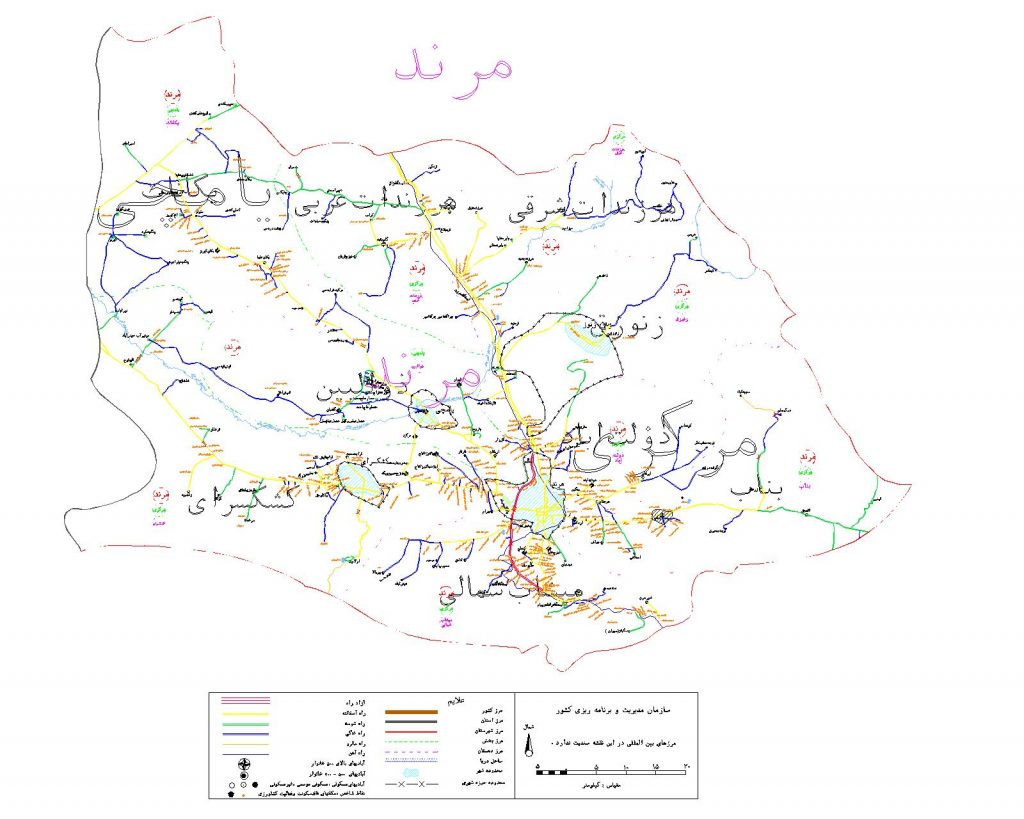 دانلود نقشه اتوکدی شهرستان مرند استان آذربایجان شرقی فایل کده